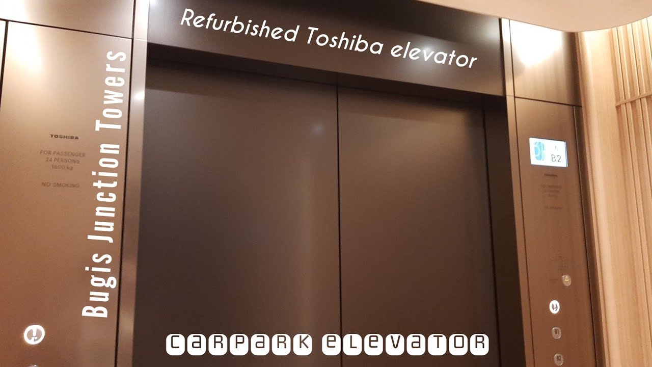 Refurbished Toshiba elevator ~ Bugis Junction Towers (Carpark Lift) - YouTube