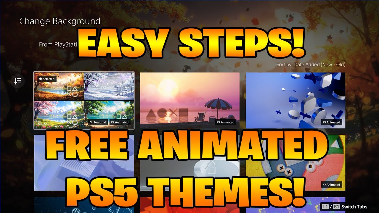 How to get the NEW PS5 Seasonal Animated Themes Home Screen FOREVER on ...