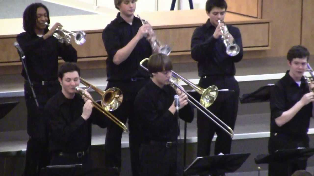 Allen High School Jazz Band - Pecking Order - 2013 - YouTube