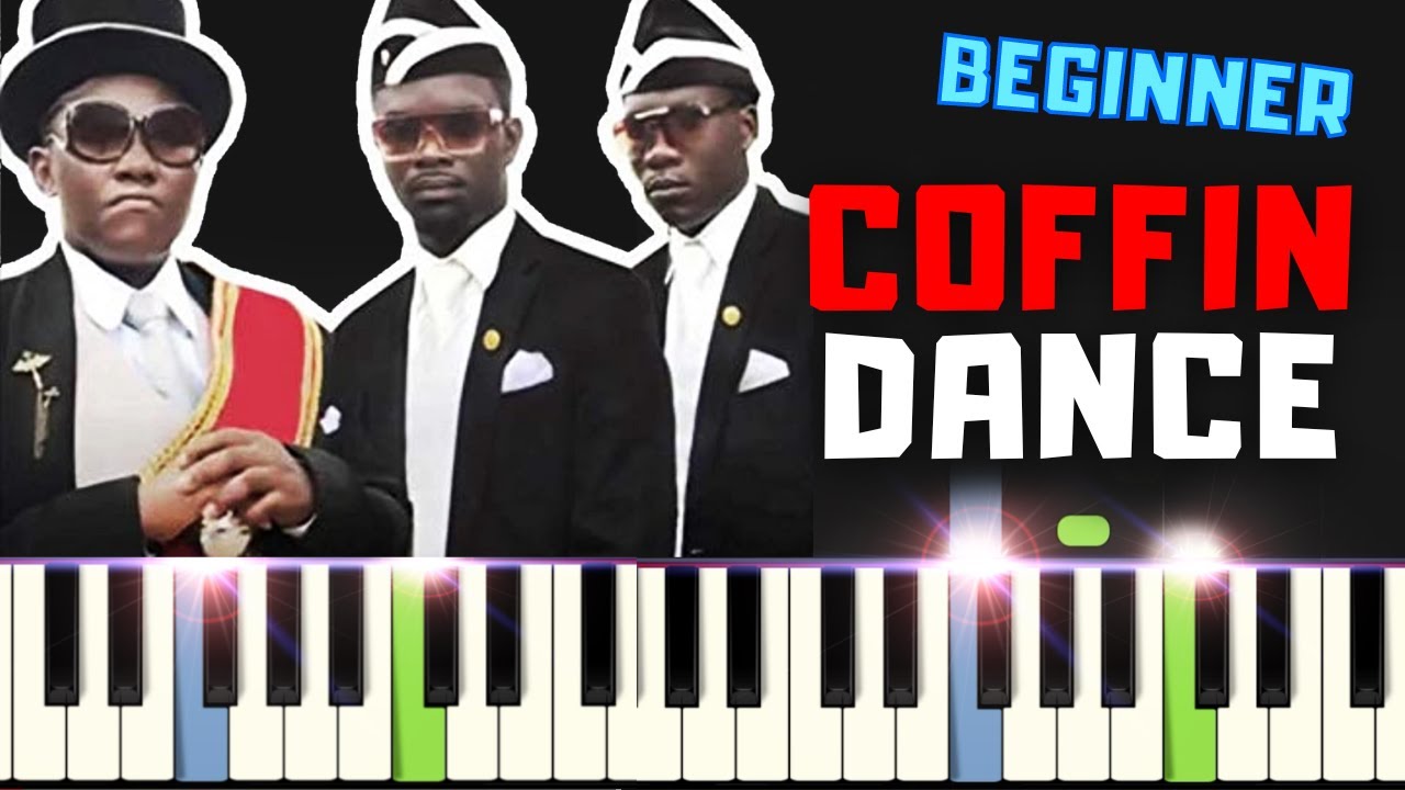 Coffin Dance I Easy Piano Tutorial I Sheet Music for Beginners I Meme ...