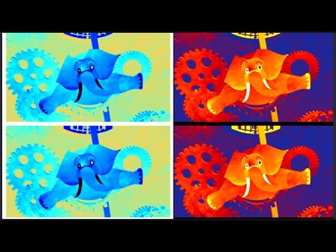 FOUR ELEPHANT EFFECTS HICKORY DICKORY DOCKS | SUPER SIMPLE SONG FOR ...