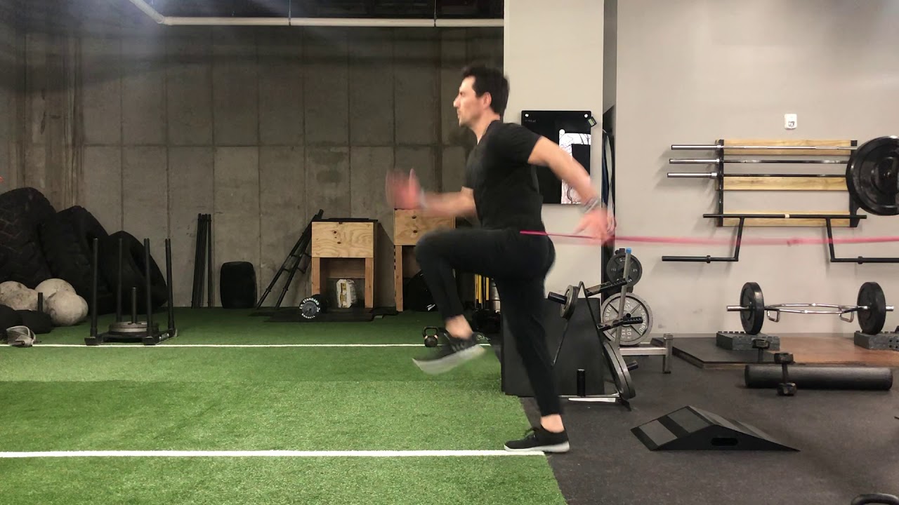 Band Resisted A-Runs - YouTube