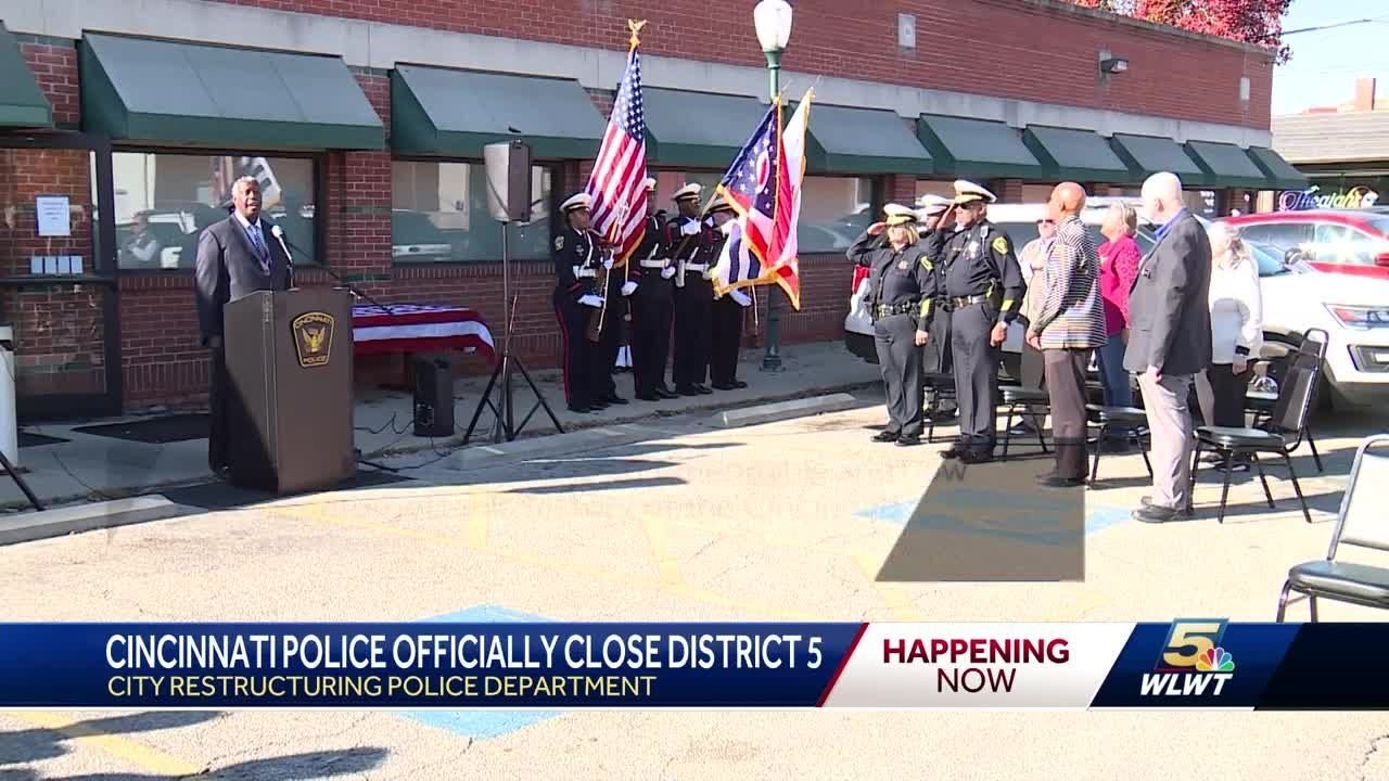 Cincinnati Police officially close district 5 - YouTube