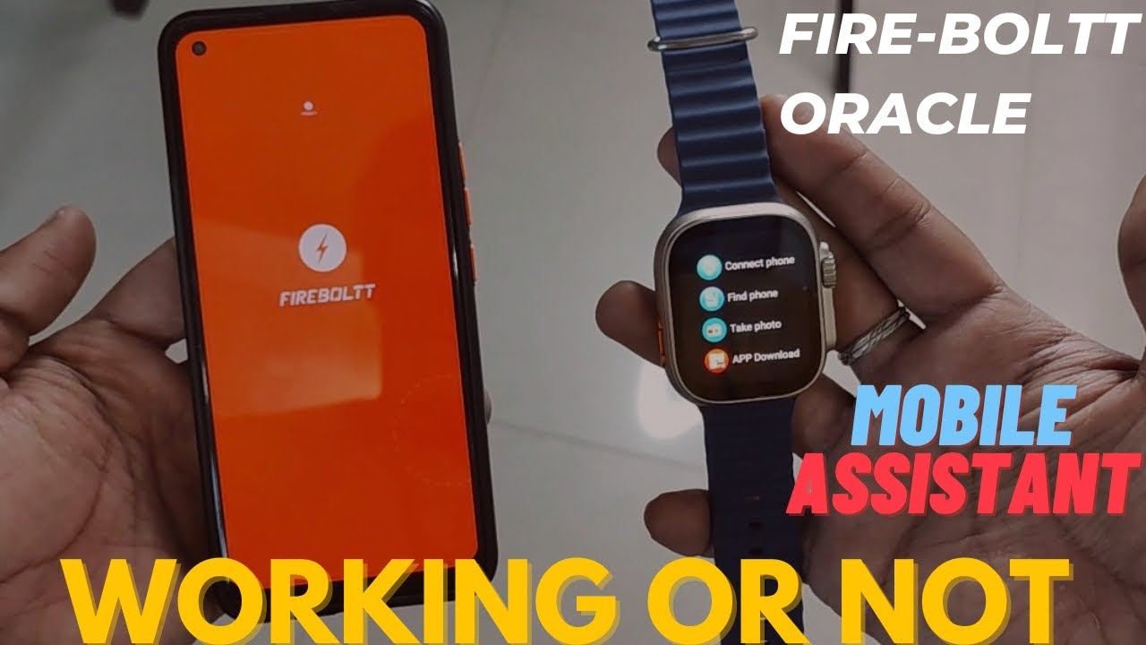 Fire-boltt ORACLE 😨 MOBILE ASSISTANT | notification | features etc ...