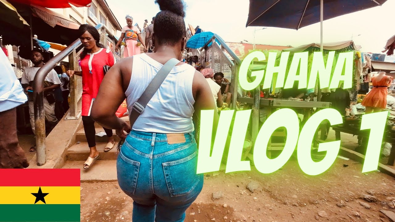 Ghana VLOG: American Wife Walks The Streets Of GHANA for The First Time ...