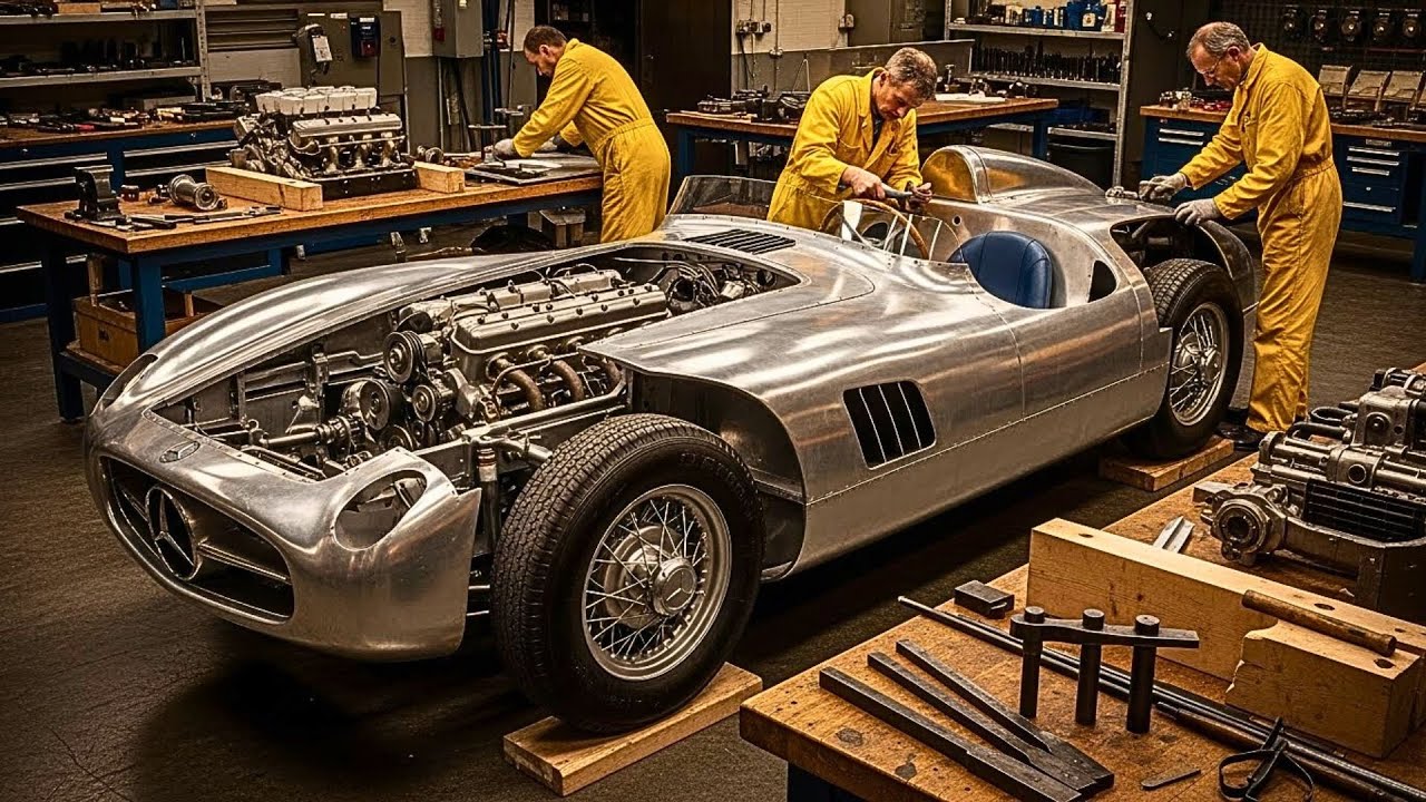 Inside the Mercedes-Benz W196 Factory: Rebuilding the 1954 Formula 1 ...