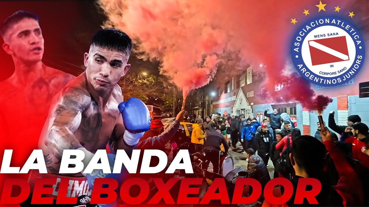 ASI SE VIVE UNA NOCHE DE BOXEO CON UNA HINCHADA DE FUTBOL | MAURO TOLOMEO Y LA PLAZA BOYACA ...