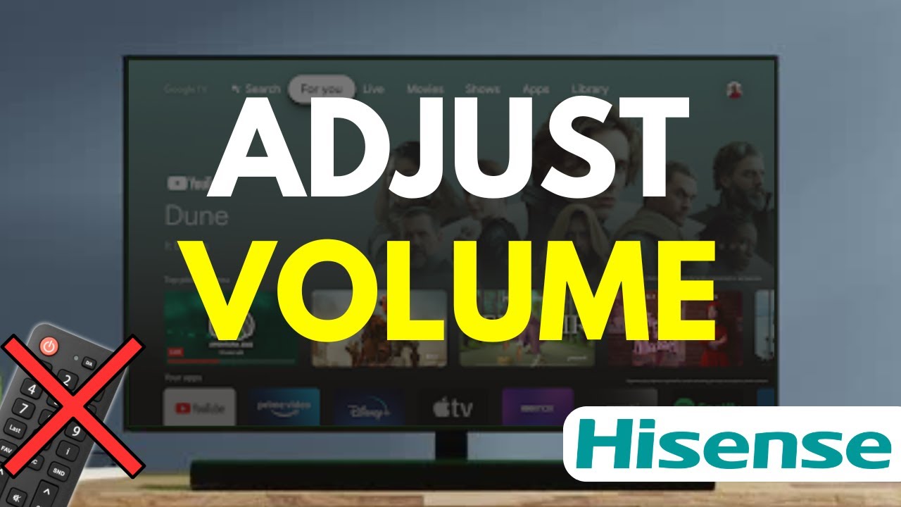 How to Adjust Volume Without Remote on Hisense Smart TV (Full Guide) - YouTube