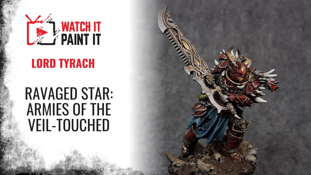 Painting Lord Tyrach from MWG Studios | Ravaged Star: Armies of the ...