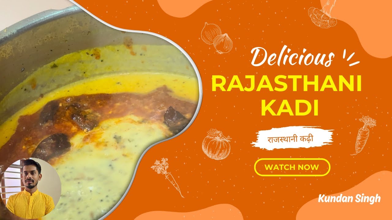 Rajasthani Kadhi Recipe राजस्थानी कढ़ी Desi Flavors Traditional how to ...