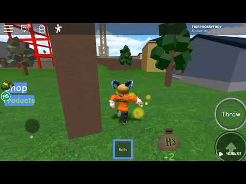 Knife throwing simulator (roblox) - YouTube