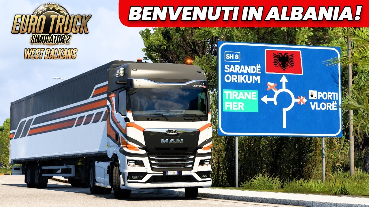 CONSEGNA IN ALBANIA su EURO TRUCK SIMULATOR 2! - YouTube