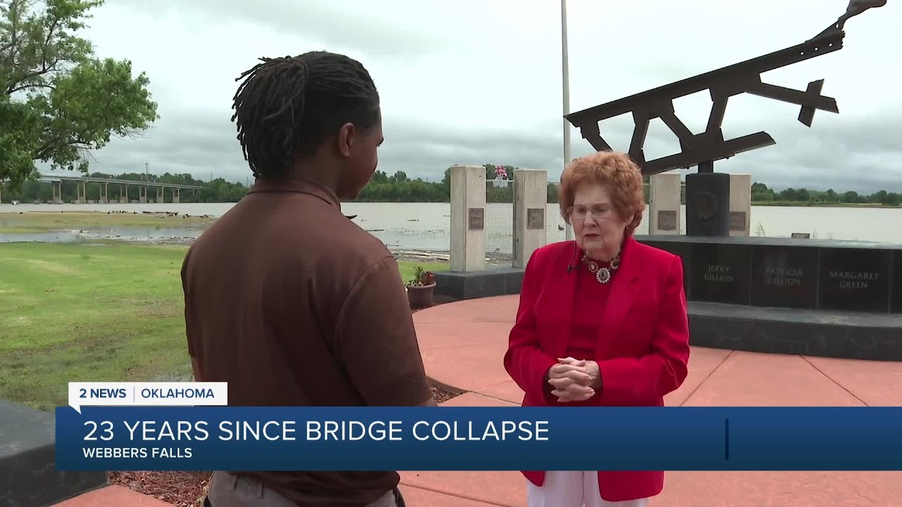 Webbers Falls reflecting on I-40 bridge collapse 23 years later - YouTube