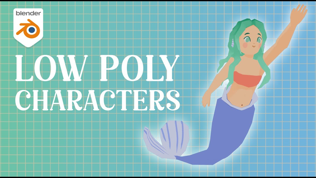 Making Stylized Low Poly Characters in Blender - YouTube