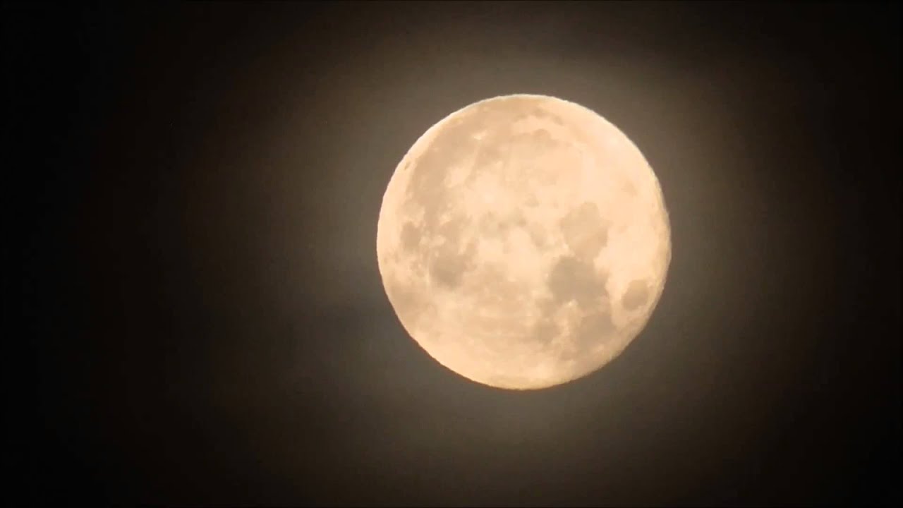 JANUARY FULL MOON 2015 - YouTube