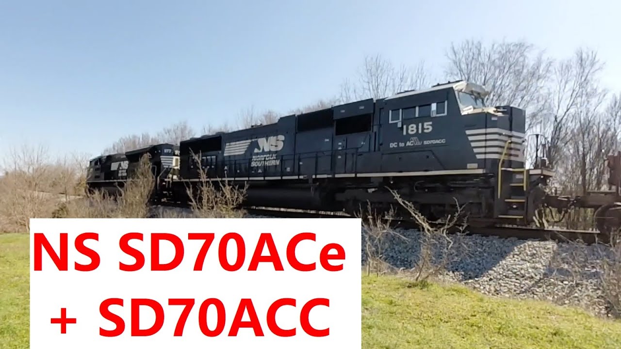 SD70ACe & SD70ACC DC to AC Conversion Lead NS 22N - YouTube