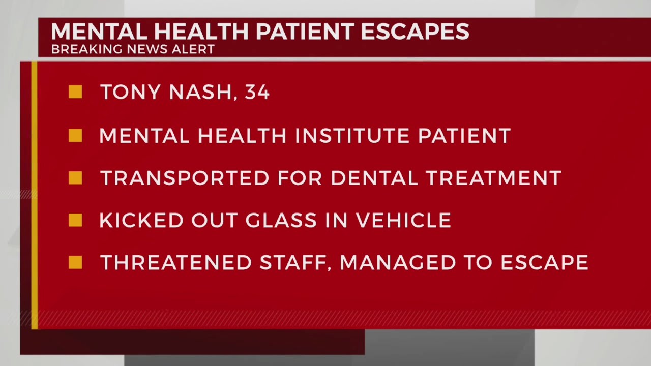 Mental health patient escapes - YouTube