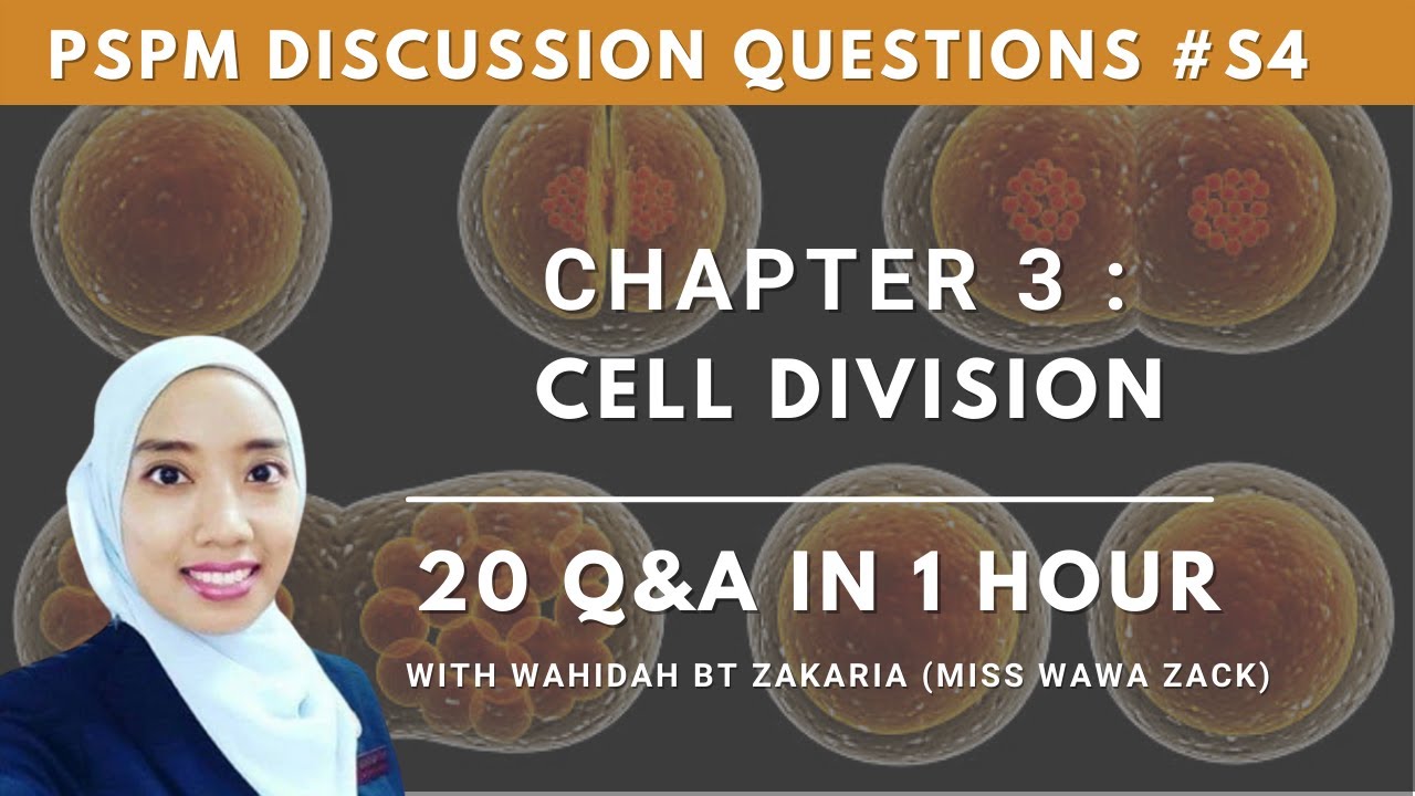 🔴 [LIVE] PSPM 1 EXERCISE : CHAPTER 3 CELL DIVISION - YouTube
