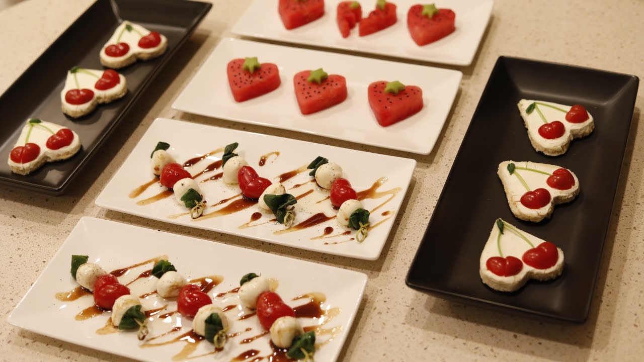 3 Easy Heart-Shaped Appetizers for Valentine's or Anniversary |Cute ...