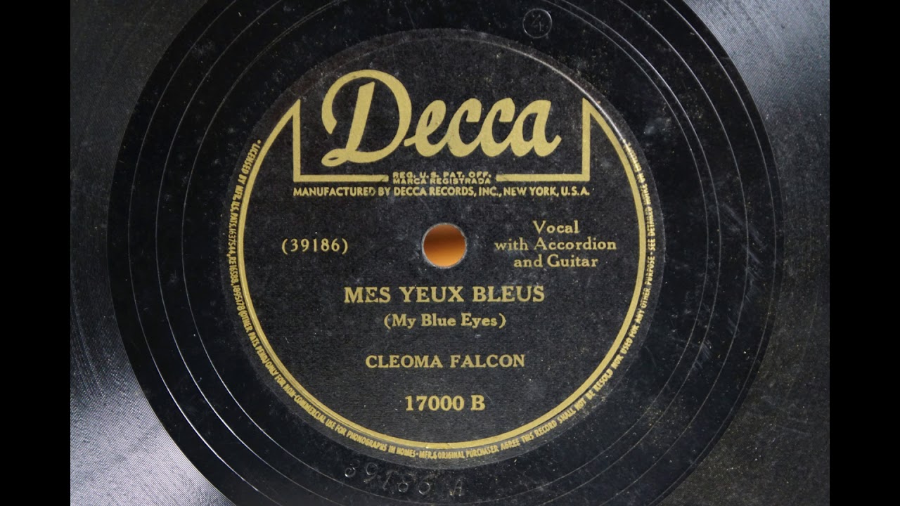 Cleoma Breaux Falcon - Mes Yeux Bleus (sample) - YouTube