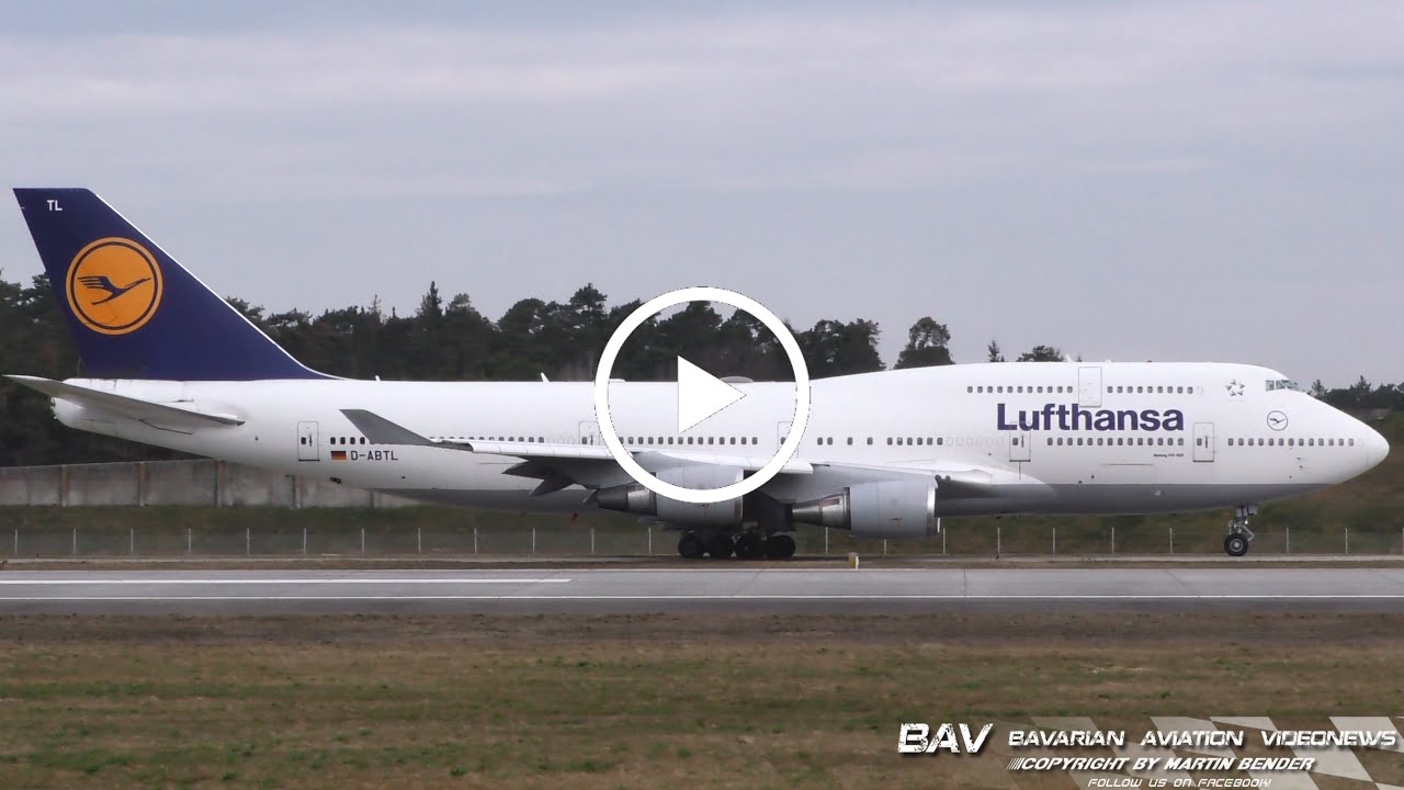 Boeing 747-400 - Lufthansa D-ABTL - (rejected) takeoff at Manching Air ...