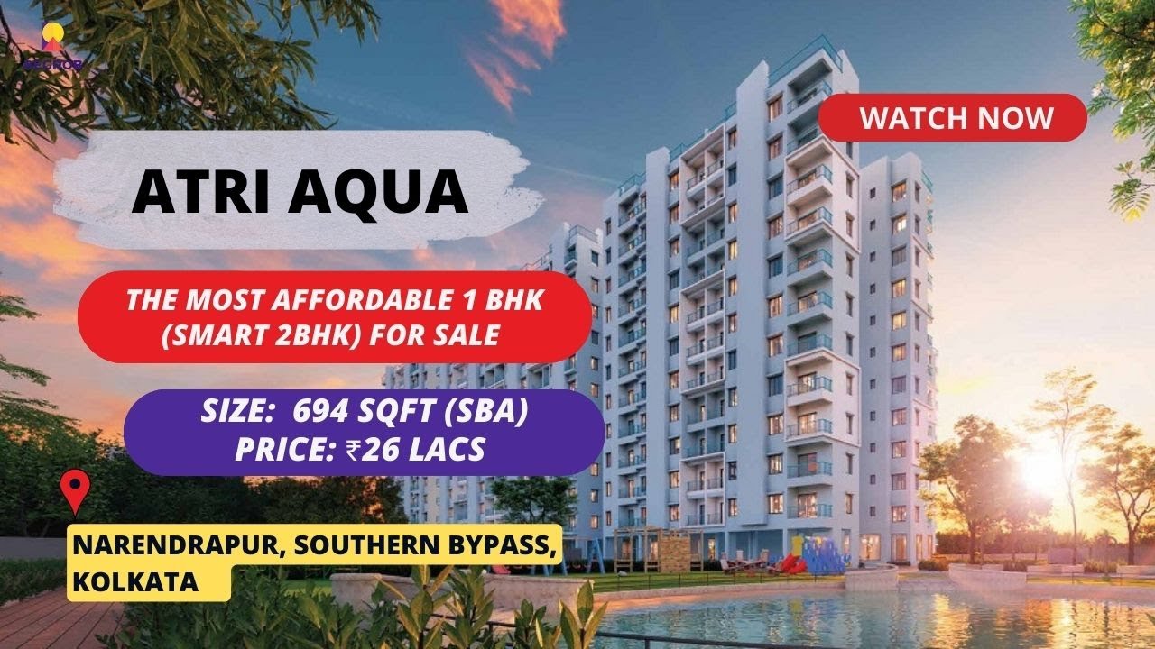 Atri Aqua |☎+91-8861432056 | 1 BHK Flats For Sale in Narendrapur ...