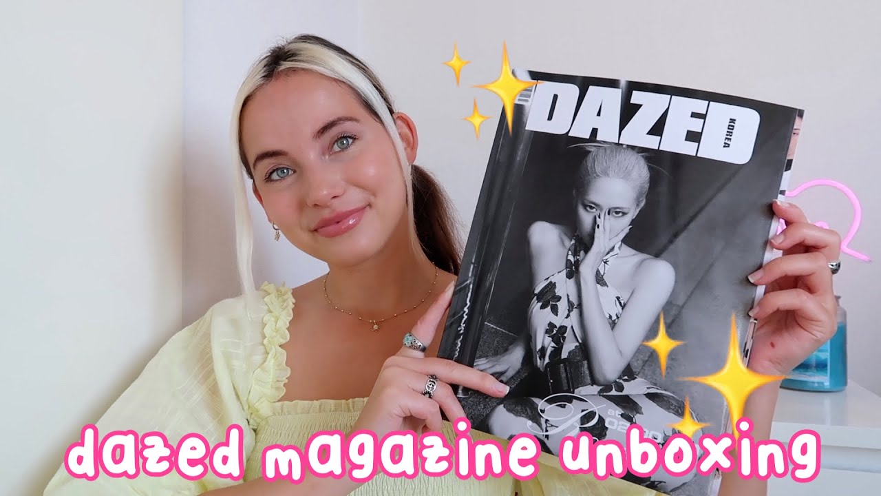 UNBOXING: DAZED MAGAZINE 2022 MARCH BLACKPINK ROSE COVER - YouTube