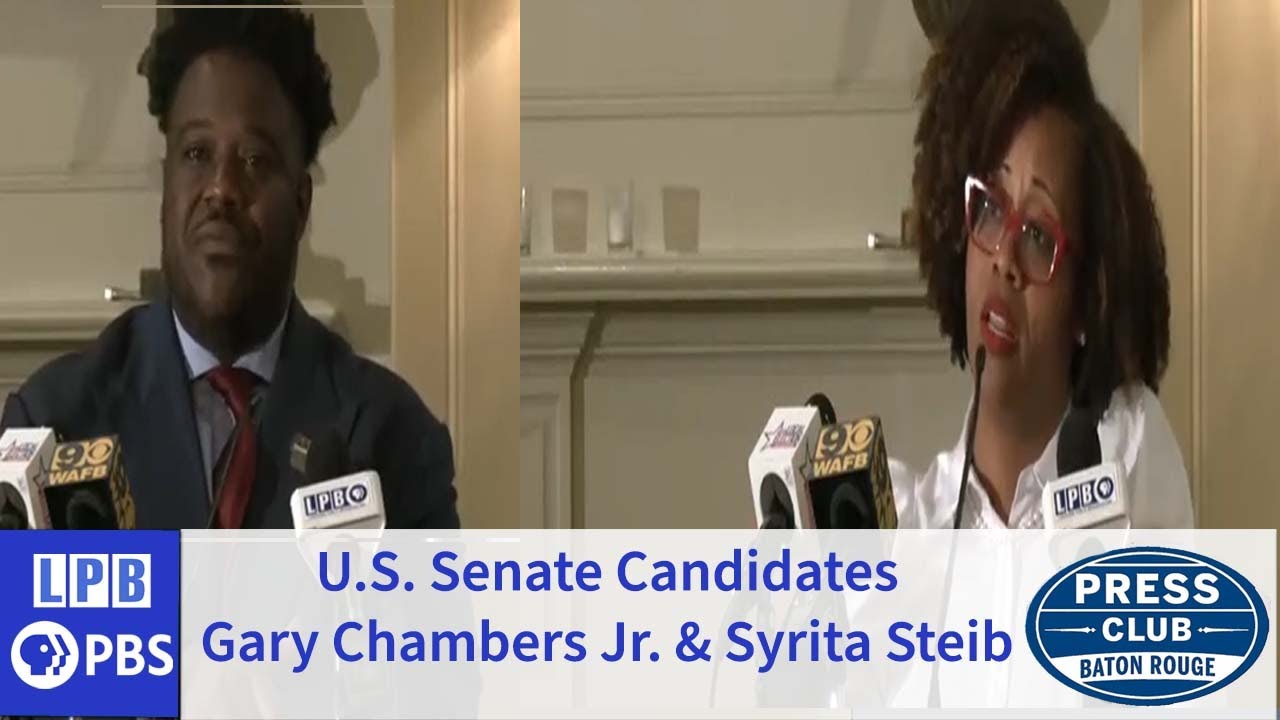 Syrita Steib & Gary Chambers Jr. | US Senate Candidates | Press Club ...