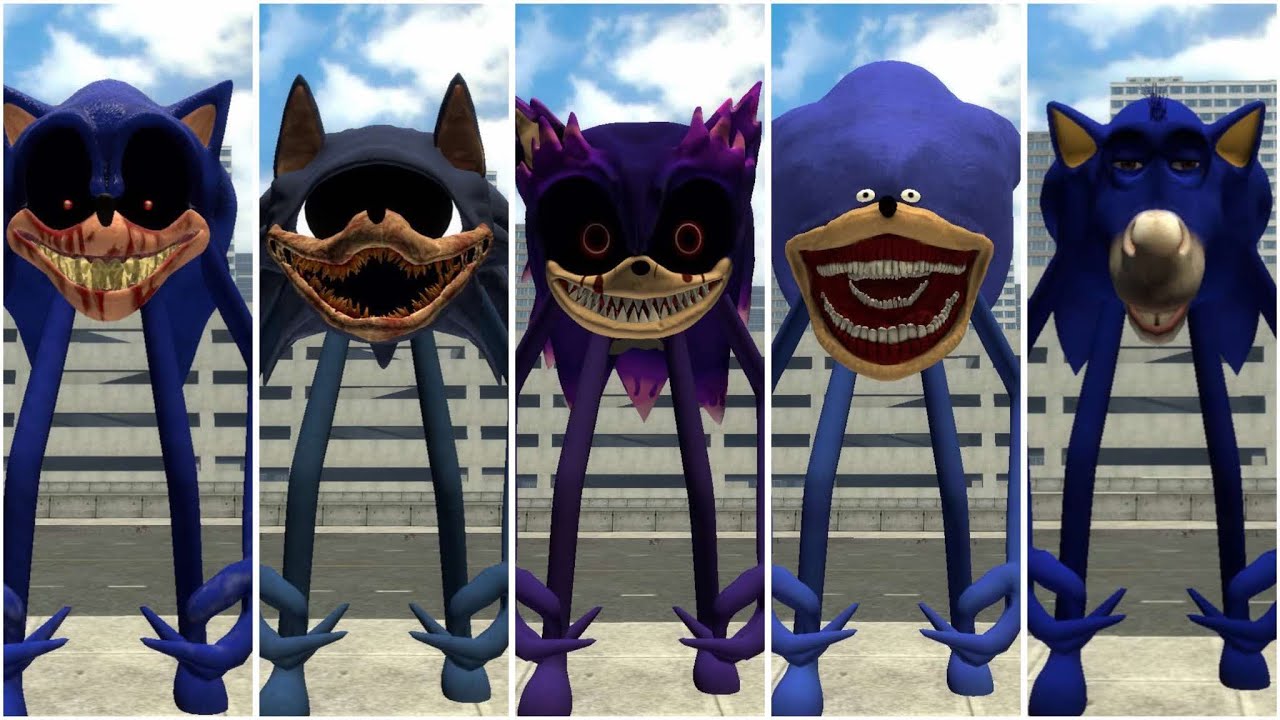 I BECOME NEW SONIC PILL EYX SMILEY, SONIC EXE vs SONIC TAPES SMILEY vs ...