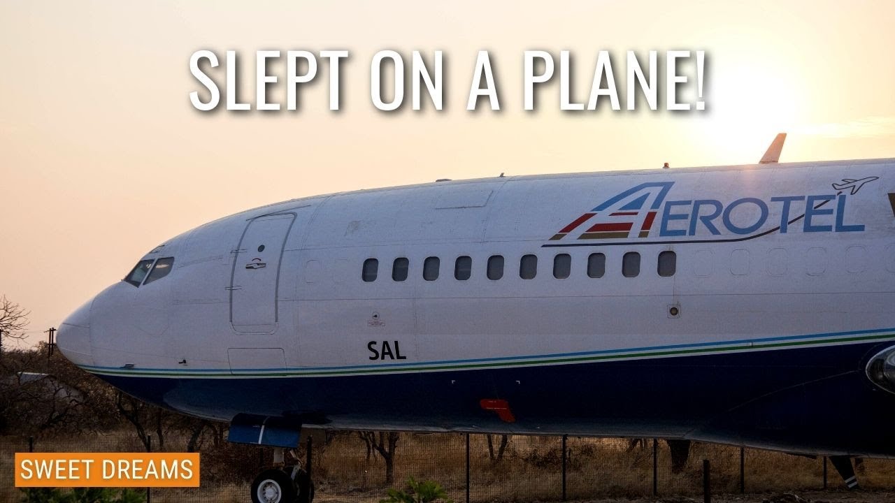 UNIQUE plane hotel! Incredible aviator décor | Aerotel Full Tour - YouTube