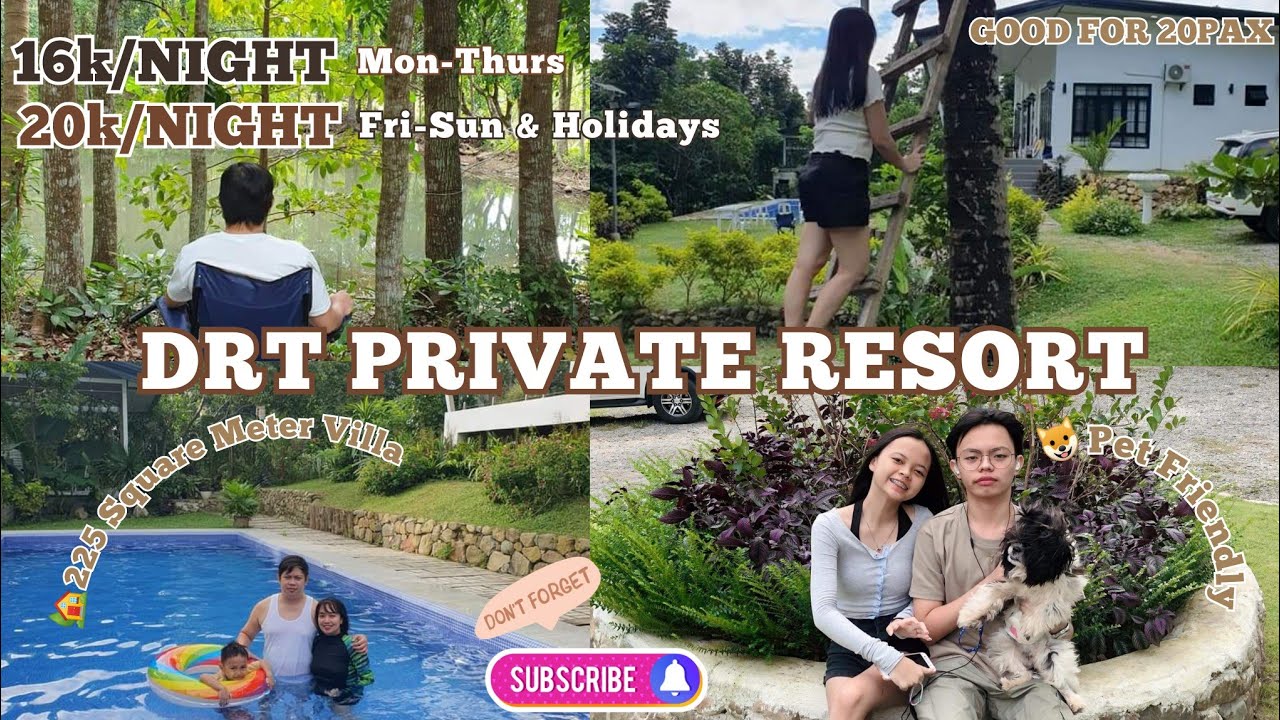 DRT PRIVATE RESORT | Good for 20 pax | Pet Friendly - YouTube