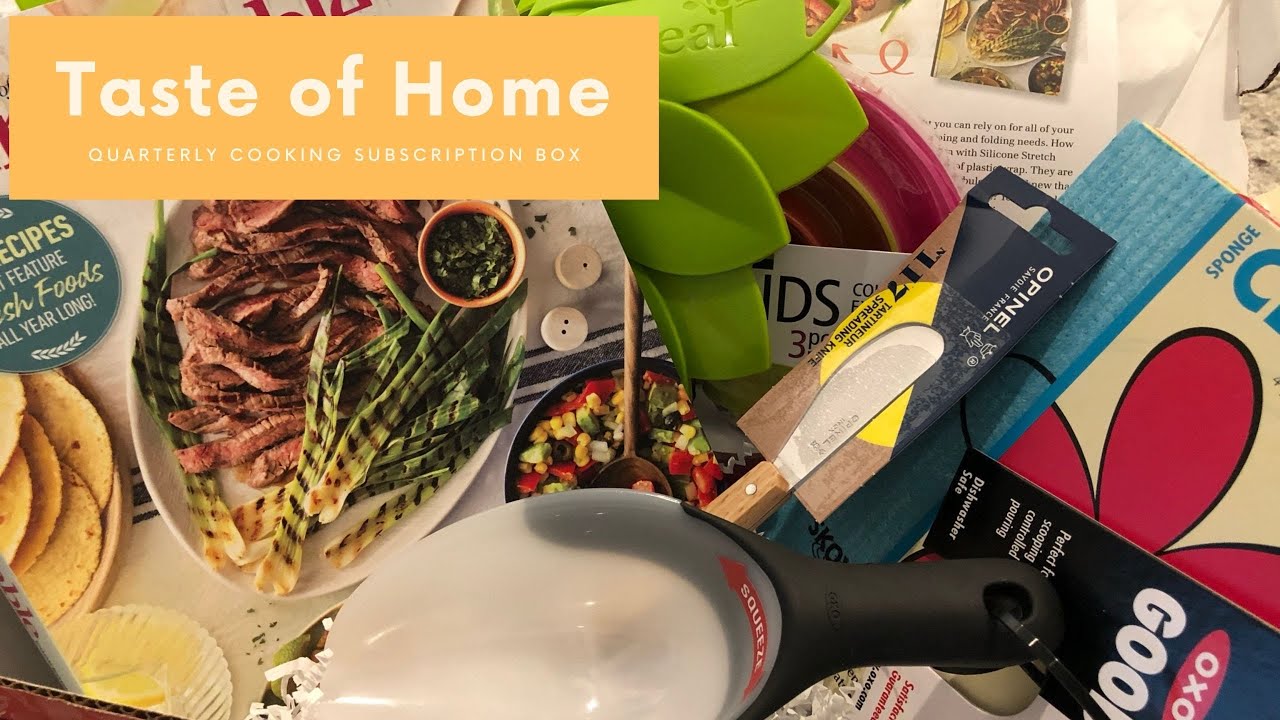 Taste of Home | Spring 2021 Quarterly Box | Subscription Box - YouTube