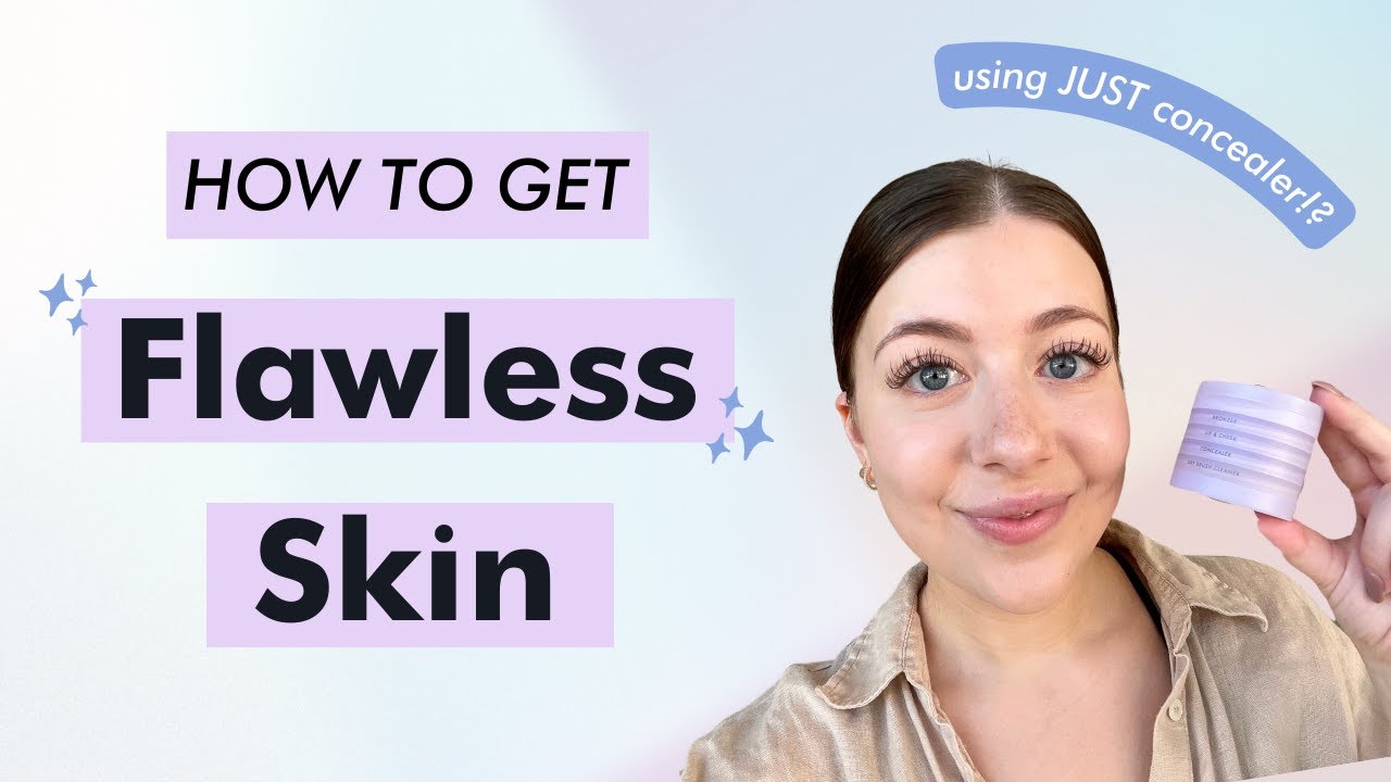 How to Get Flawless Skin - Using JUST Concealer! - YouTube