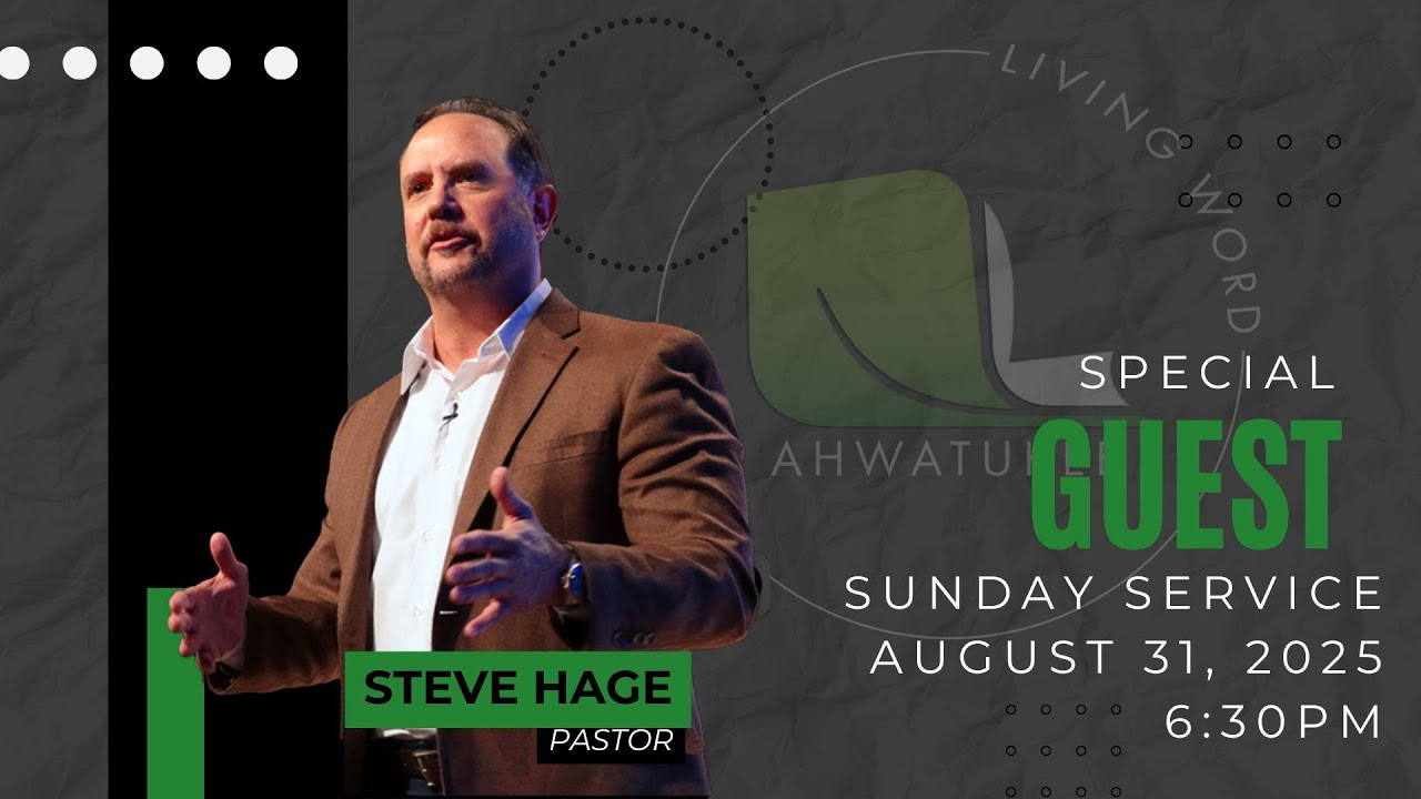 SUNDAY SERVICE (LIVE) | Guest Speaker: Steve Hage | 8-31-2025 10AM ...