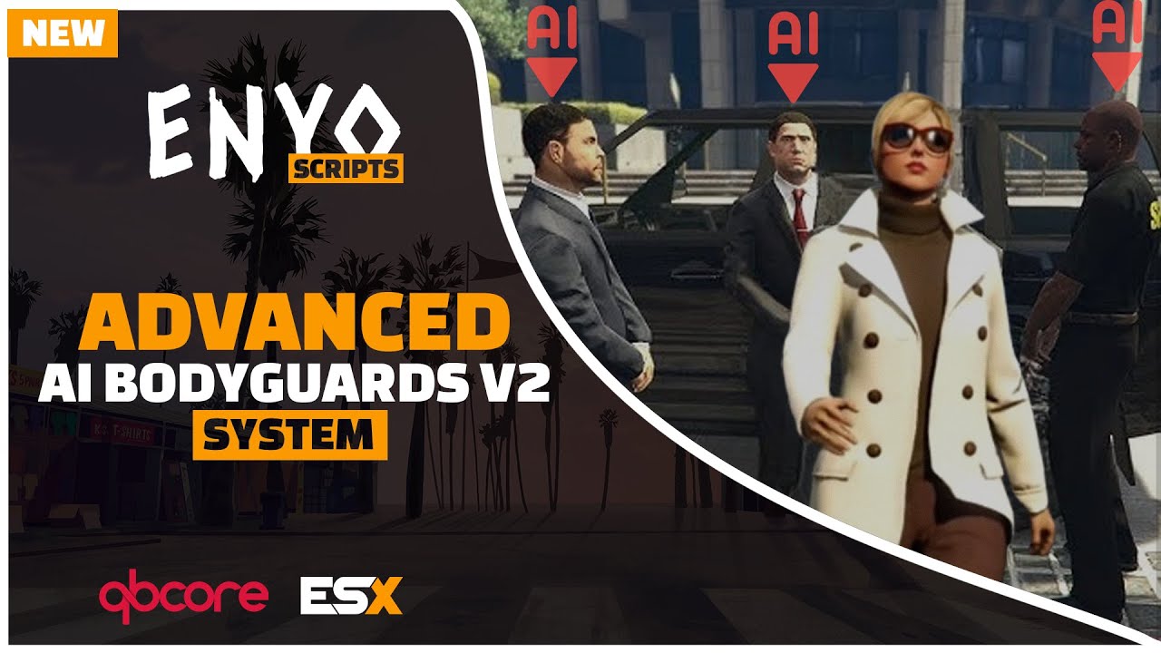FIVEM Advanced AI Bodyguards V2 | ESX & QBCore - YouTube