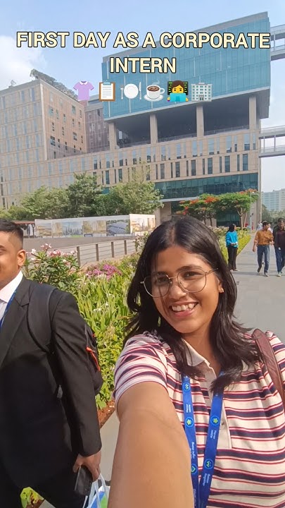 1st Day as a Corporate Intern #shorts #ytshorts #vlog #minivlog #internship - YouTube