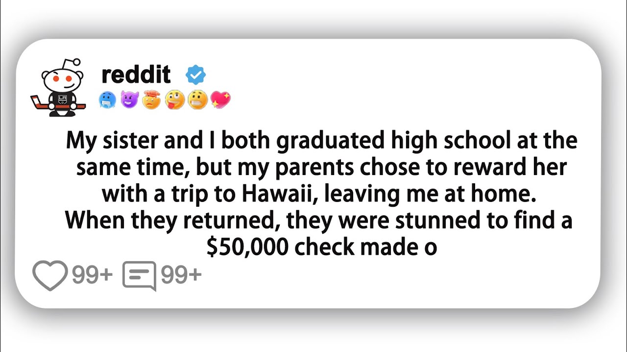 My sister and I both graduated high school at the same time, but my...# ...