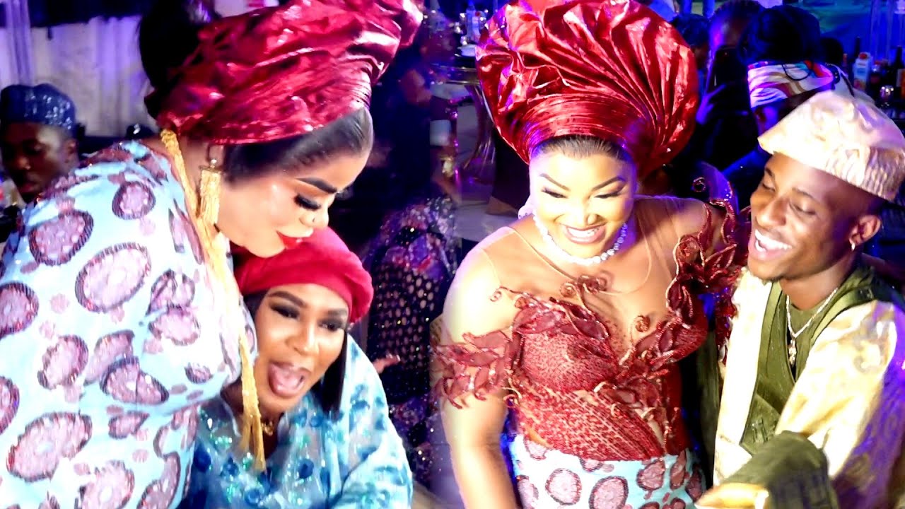 MERCY AIGBE, FATHIA BALOGUN, BOB RISKY STORM IN AND CELEBRATE ALESH ...