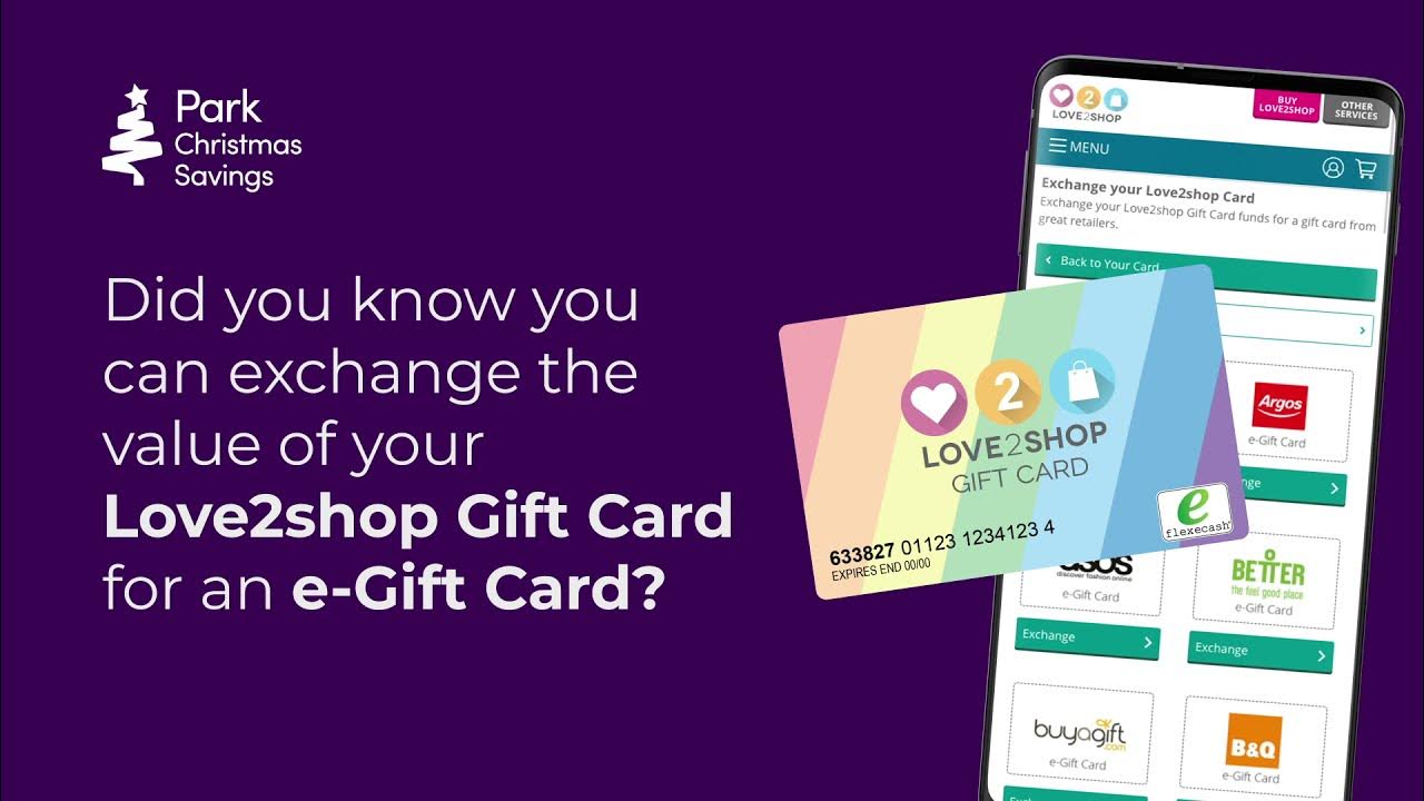 How to exchange your Love2shop Gift Card for an e-Gift Card - YouTube
