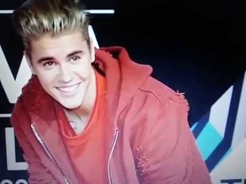 Justin Bieber at the MTV EMAs 2015