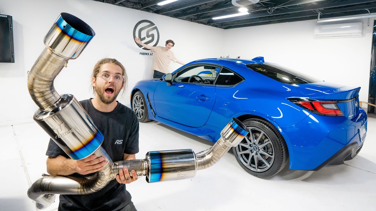 Dual Exit Tomei Exhaust for Subaru BRZ/Toyota 86! (Sounds Crispy) - YouTube
