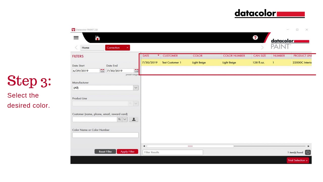 How to Use Datacolor Paint: Corrections - YouTube
