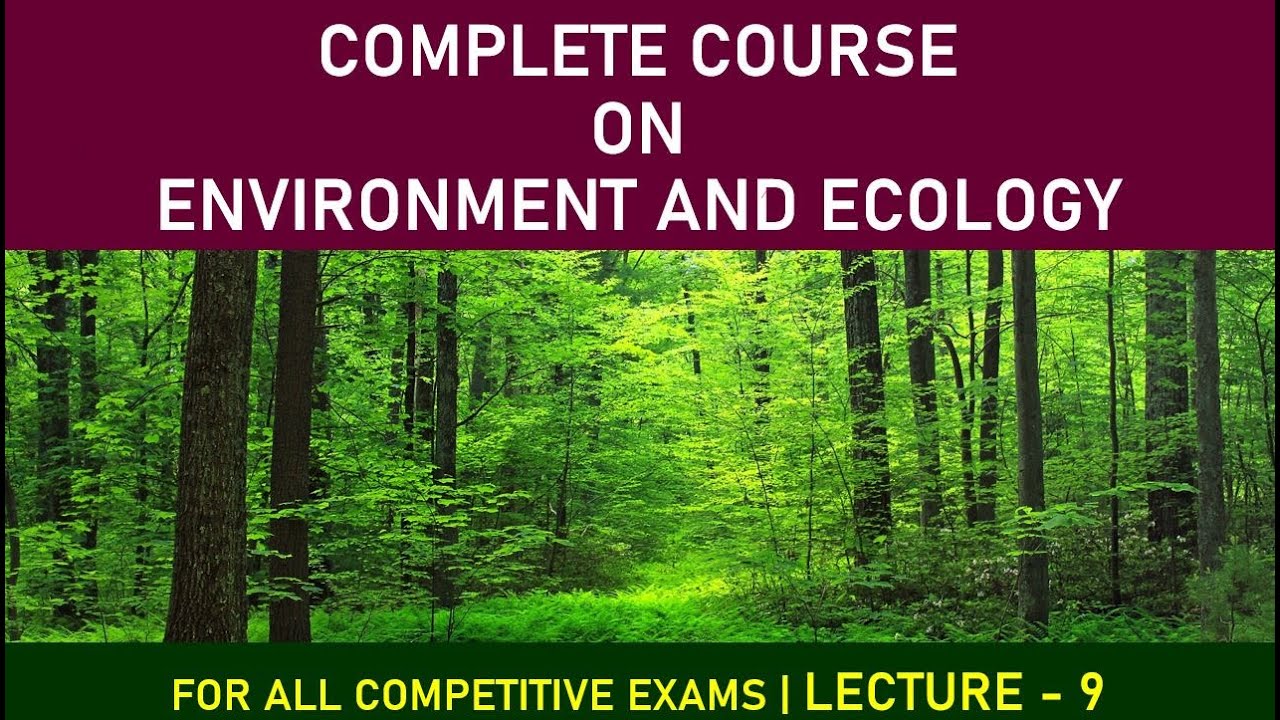 Environment and Ecology 2023 for Competitive Exams | Water Pollution ...