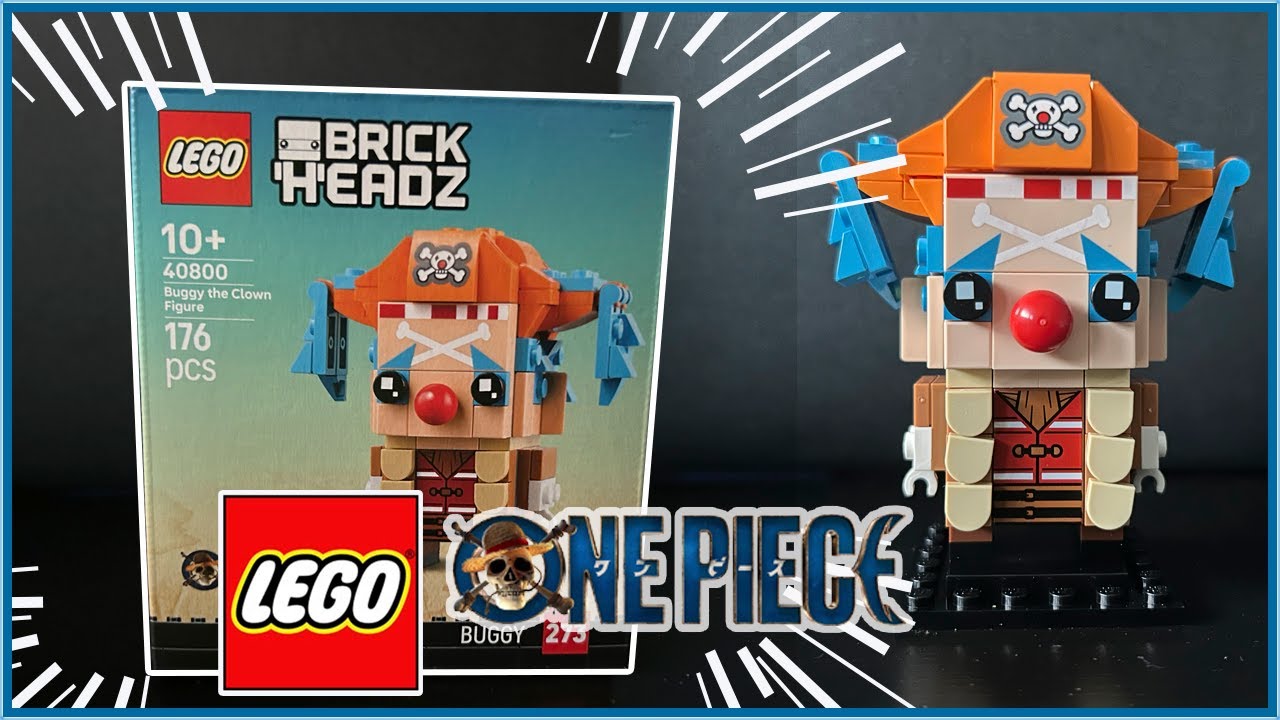 ONE PIECE LEGO Brick Headz | Buggy - YouTube