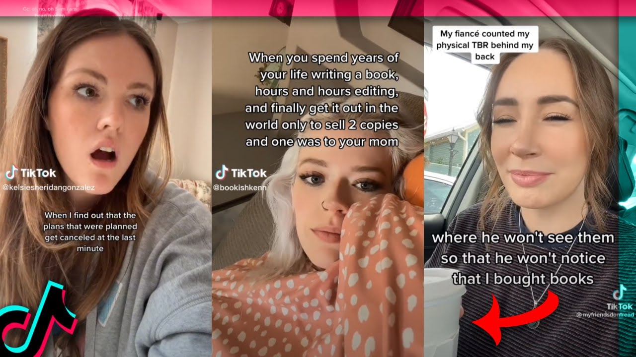 8 minutes of relatable booktoks | funny bookish TikTok compilation for ...