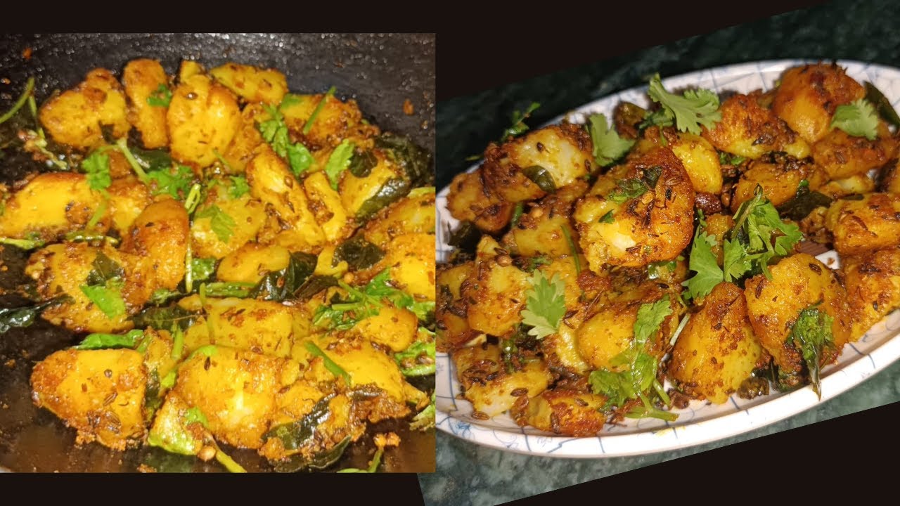 Jeera-aloo😋 जीरा-आलू••quick easy recipe to make🎋 - YouTube