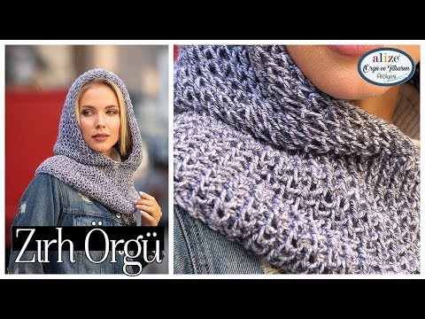 Zırh Tekniği ile Kapüşonlu Boyunluk Yapımı - Making Armor Pattern Hooded Cowl