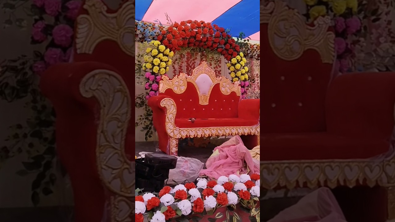 new#design#varmala#stage decoration - YouTube