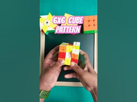 How To Make Checker Board Pattern On 6x6 Cube [] 6×6 Cube par Pattern Kaise Banaye #pattern # ...
