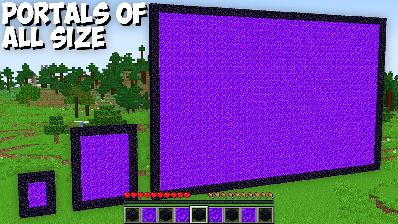 It is ARCANE PORTALS of ALL SIZE in Minecraft ! SMALLEST OR BIGGEST ...